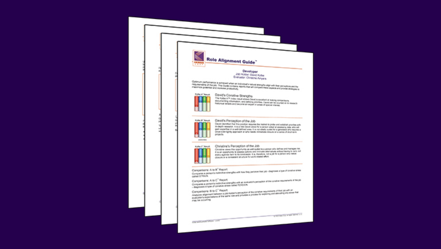 Job Fit | Role Alignment Guide™ | Kolbe.com