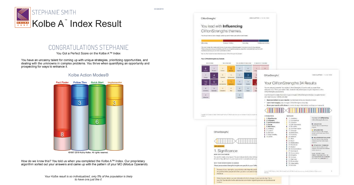 The difference between the Kolbe Index and CliftonStrengths